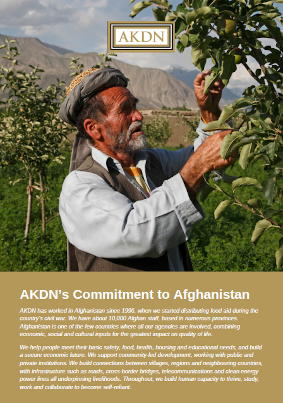 AKDN’s Commitment to Afghanistan - AKDN